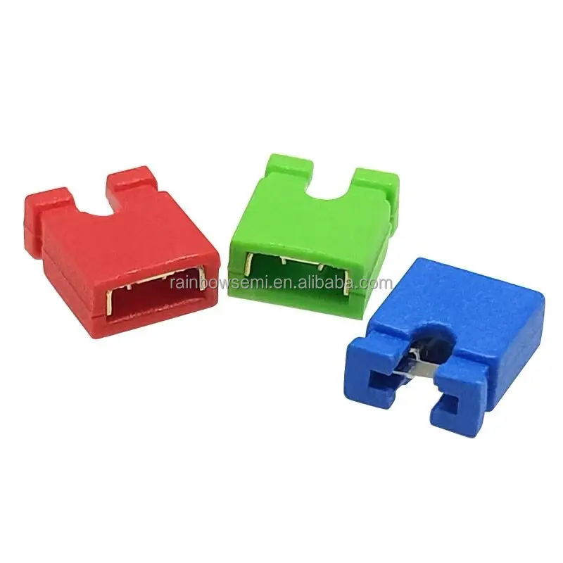 2.54MM Jumper Cap Short Circuit Cap Black Yellow Blue Red Short Circuit ...