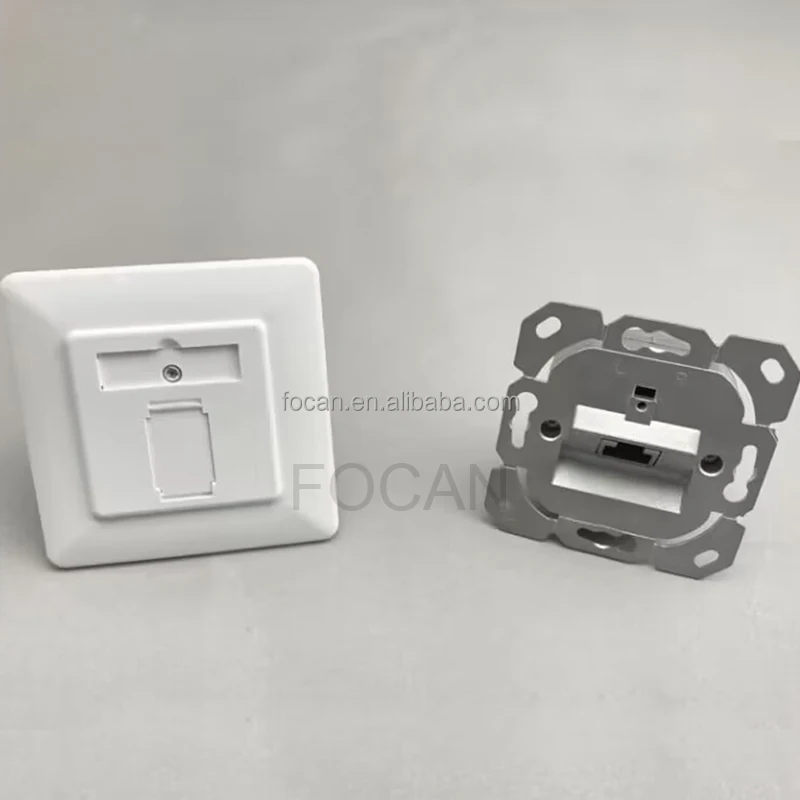 FOCAN Cat5e Cat6 Cat6a Cat7 RJ45 Keystone Socket Extra Short Field ...