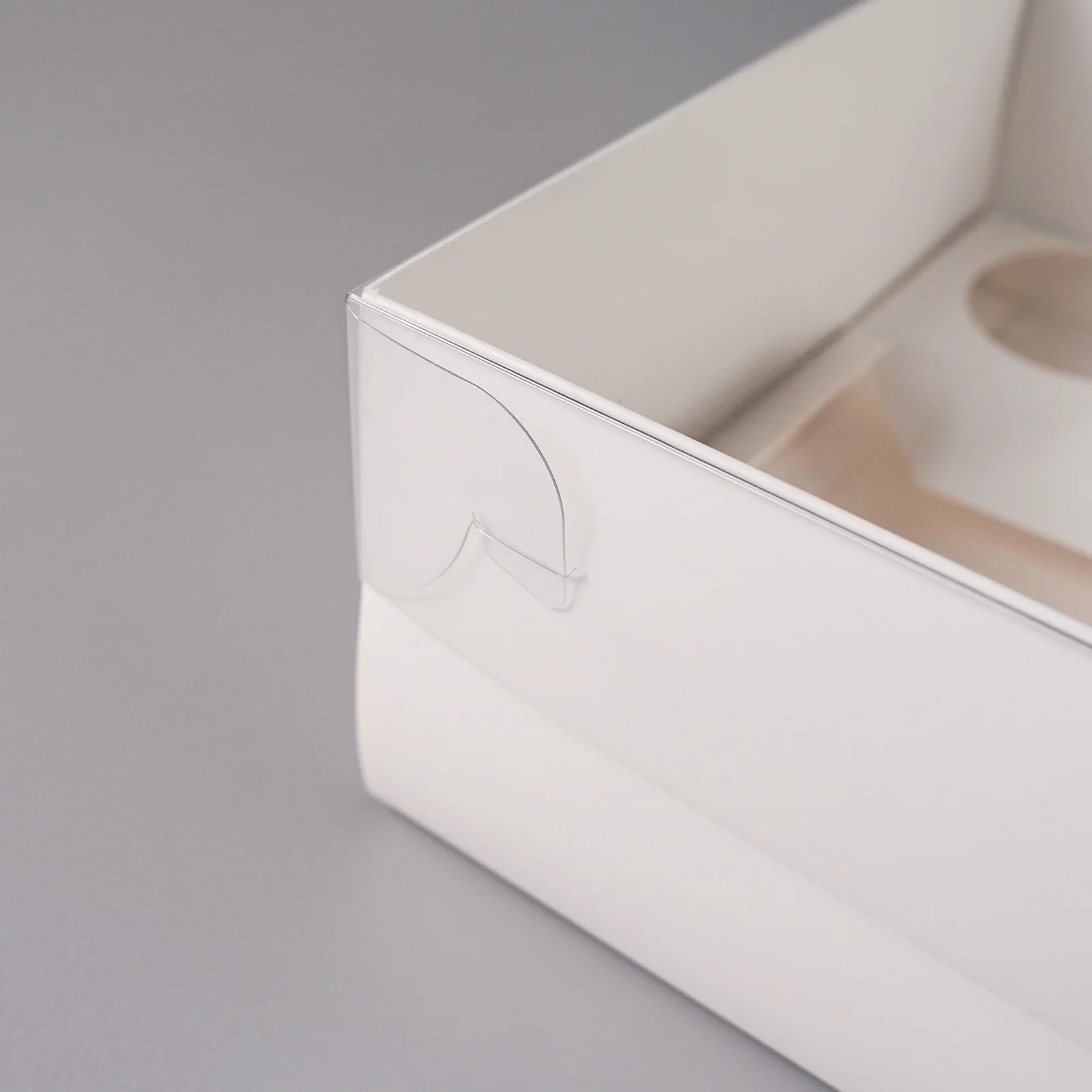 Birthday Party Cake Packaging Box Square White Bento Cupcake Box With ...