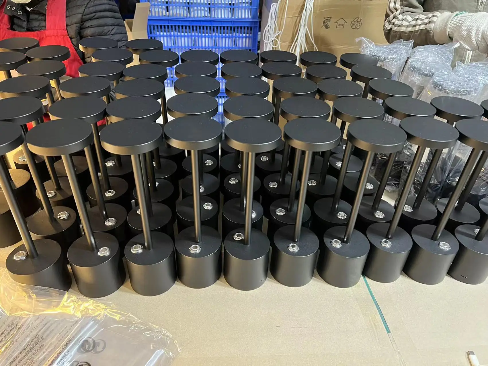 Classic Style Dimmable Home Decor Lampe De Table Led Gold Usb ...