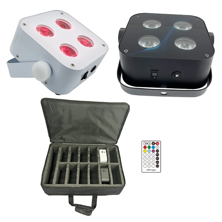 New Light 4x18w Led Battery Power Wireless Dmx Ir Remote Par Light# ...