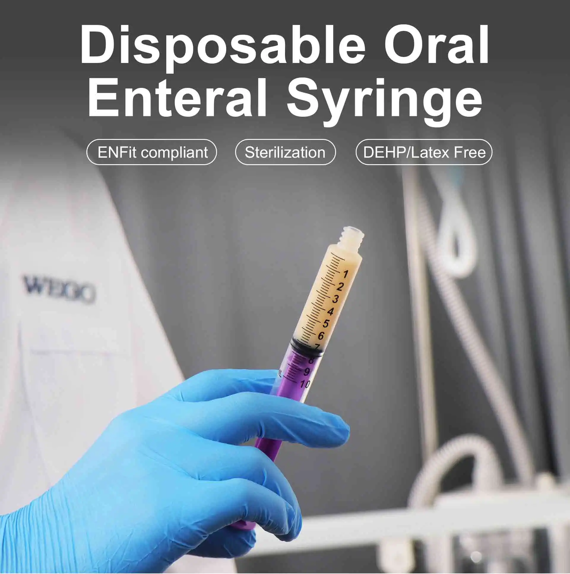 WEGO Enfit Syringes - Reliable and Durable Medical Solutions