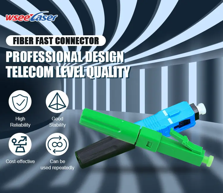 Ftth Field Assembly Quick Connector Fc Sc Apc Upc Single Mode Sm Fiber Optic Fast Connector ...