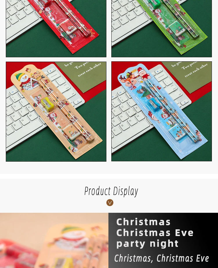 Christmas Stationery Pencils,Rulers,Erasers And Other Cute Gifts ...
