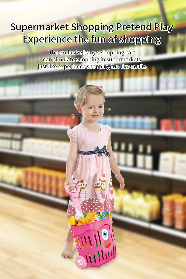 Fivestar Mini Shopping Trolley - Toy for Kids' Pretend Play