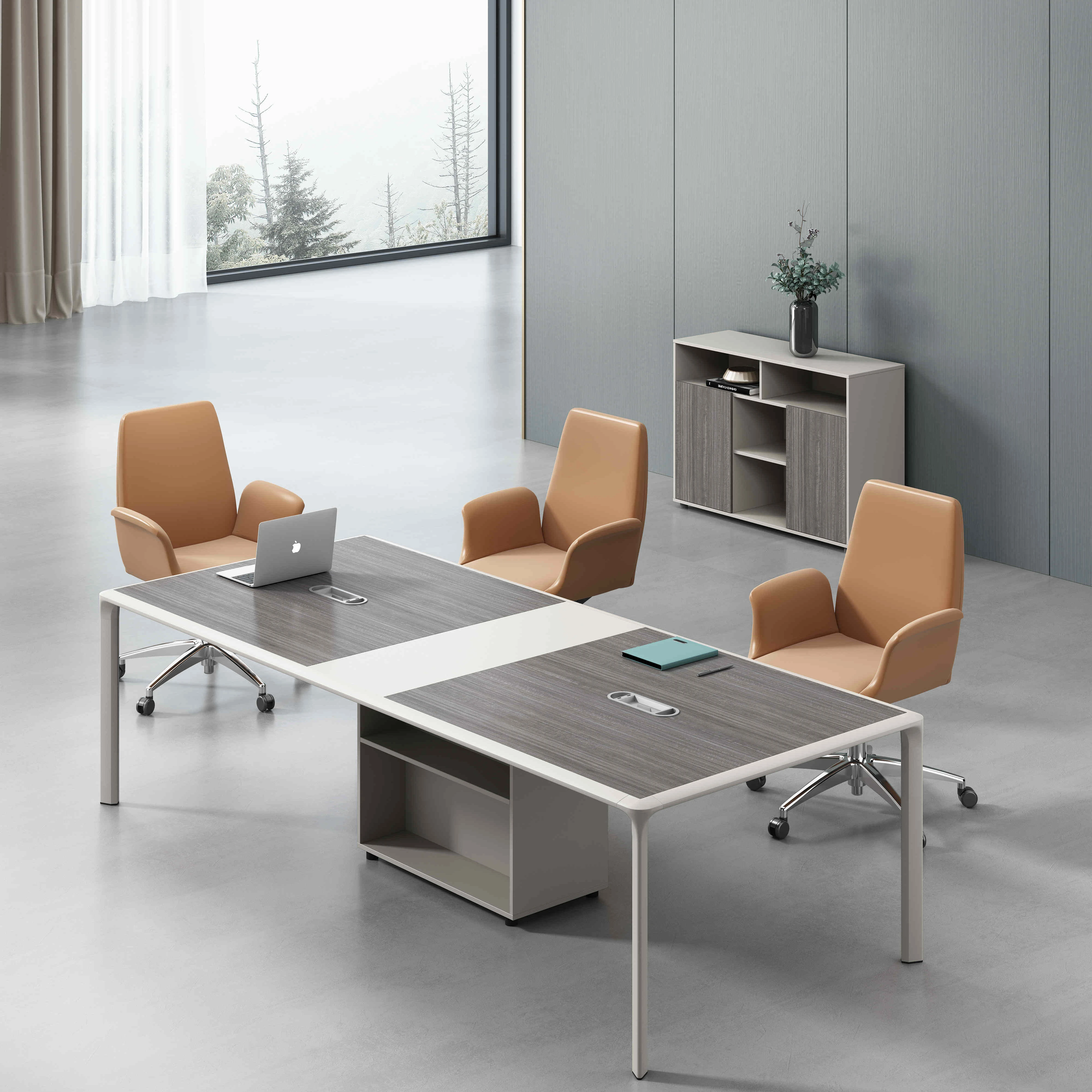 H930 Modern High-end Practical Rectangle Conference Table Durable ...