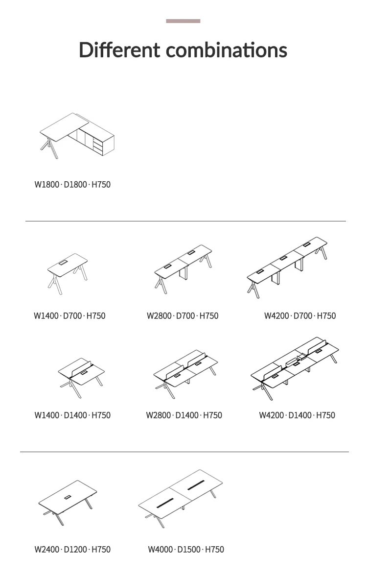 Simple Modern Office Furniture - Modular Conference Table