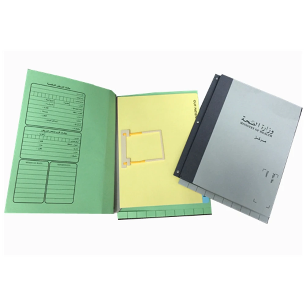 Patient Chart Folder with Tab Files - Durable & Versatile