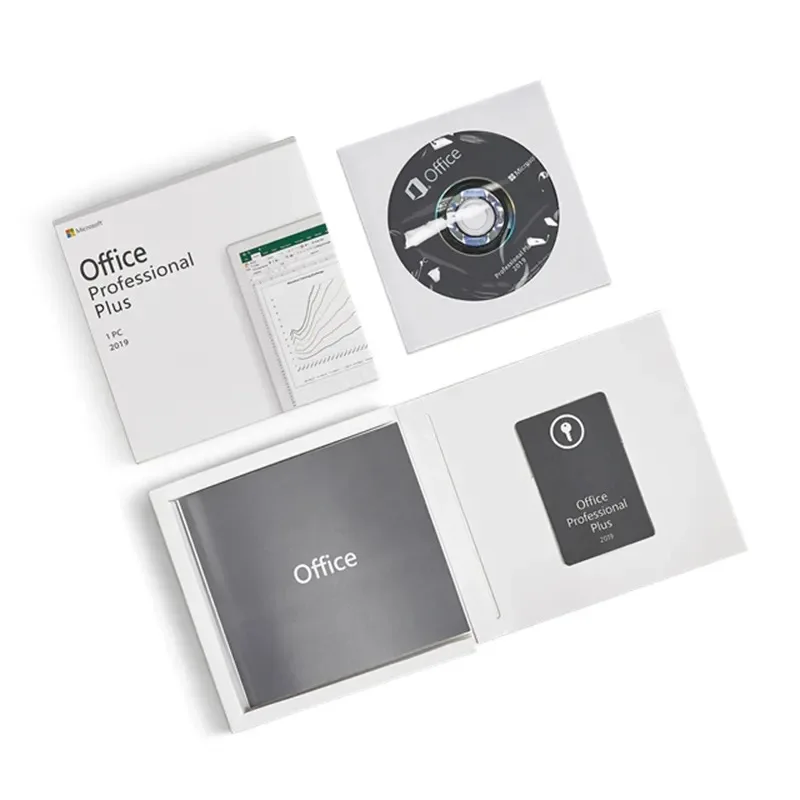 Genuine Office 2019 Pro Plus Box Key Card With DVD 100% Activated ...