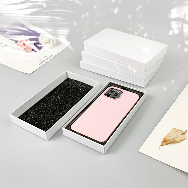 Custom Paper Packaging Box Universal Mobile Phone Packing Box Hard ...