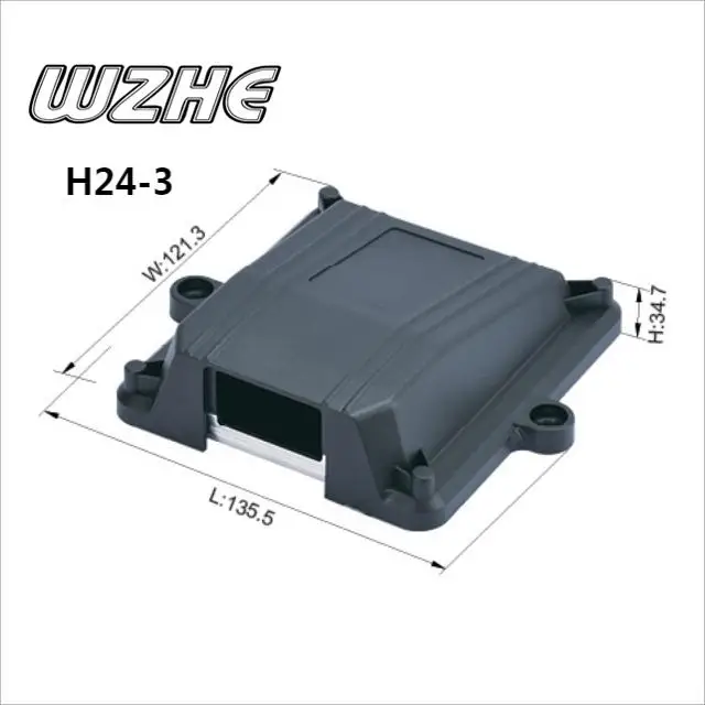 WZHE 24 Pin Ecu Plastic Waterproof Enclosure Box for Automotive