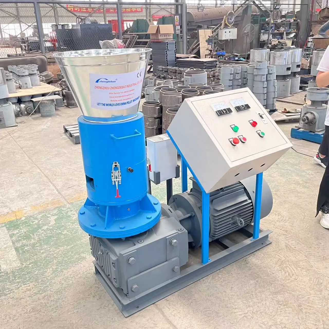 2000kg/h Large Scale Wood Pellets Machines Long Service Life Wood ...