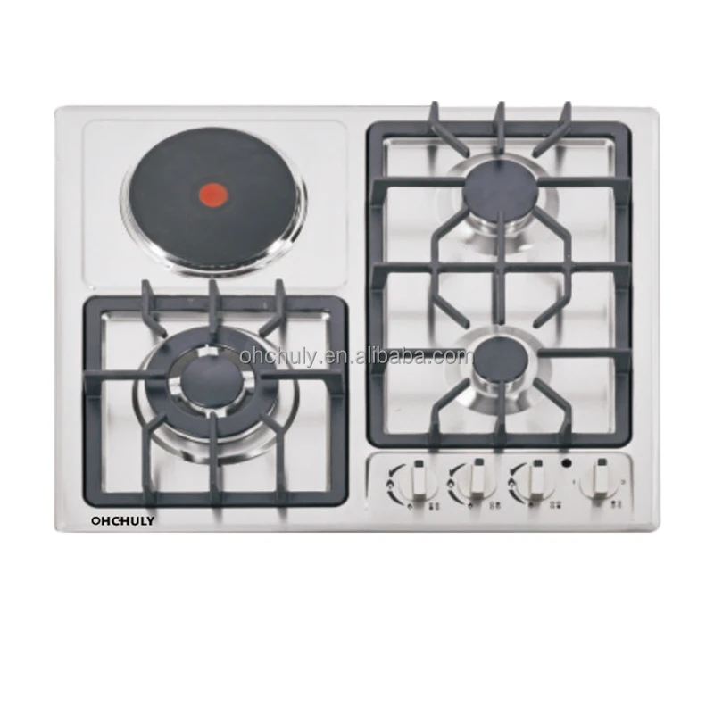 High Quality Build In 4 Burner Induction Cooker Gas Hob With Safety ...