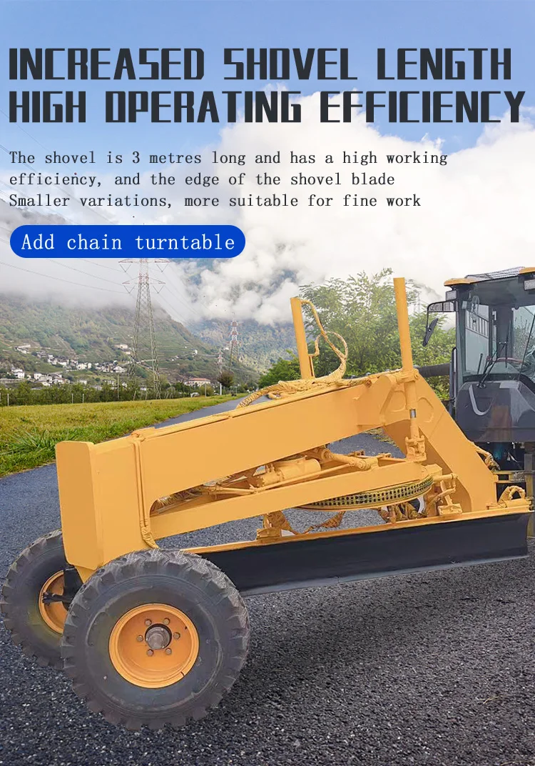 Loader Grader Construction Site Road Scraper High-power Ground ...