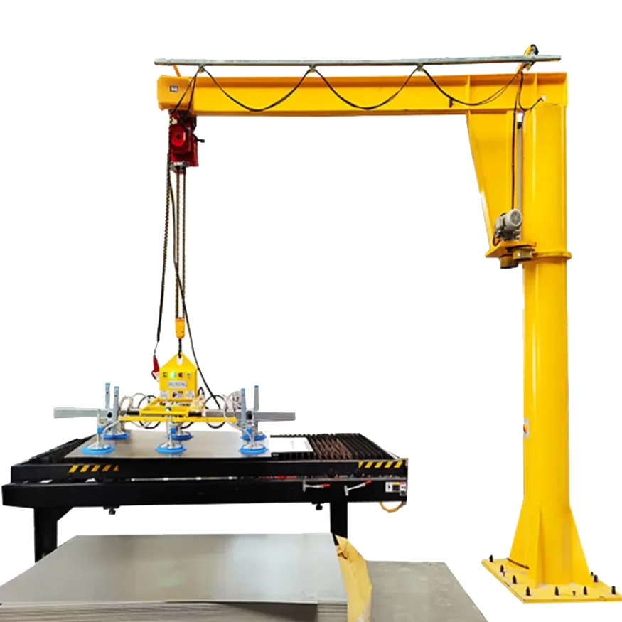 Self-erecting Rotating Free Standing Workstation Column Type Glass ...