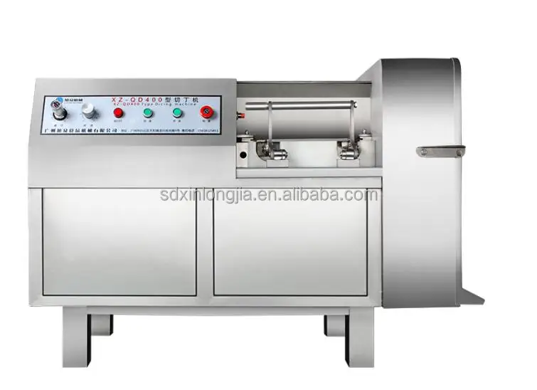 Automatic Commercial Meat Cube Cutting Machine Frozen Meat Dicing ...