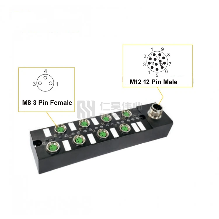 M12 M8 Can Bus Junction Box - Efficient 3 Pin Distribution