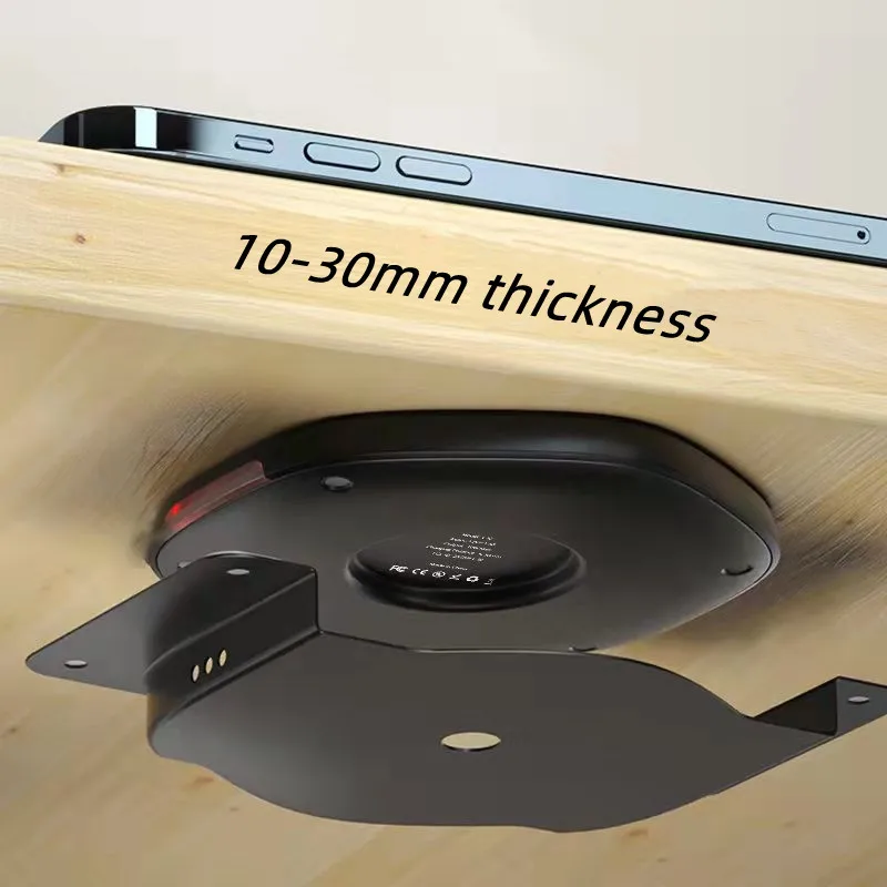 Customized Design Fast 10w Through Table Smart Charging Mobile Phone ...