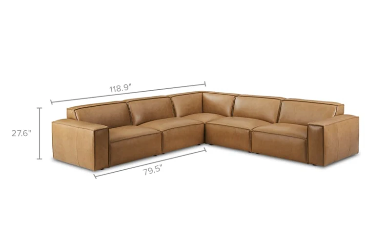Luxury Segmented Living Room Set Sofa Modern Design Corner Couch Sofa L ...