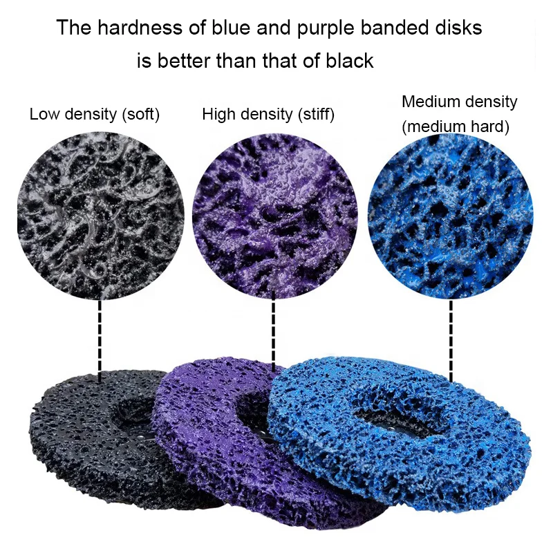 Orange Black Blue Purple Silicon Carbide Strip Clean Disc Paint ...