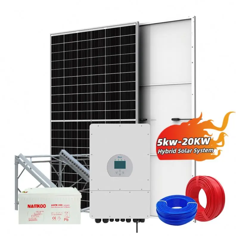 Namkoo Complete Solar System For Home Hybrid Off Grid 5000w 8000w ...
