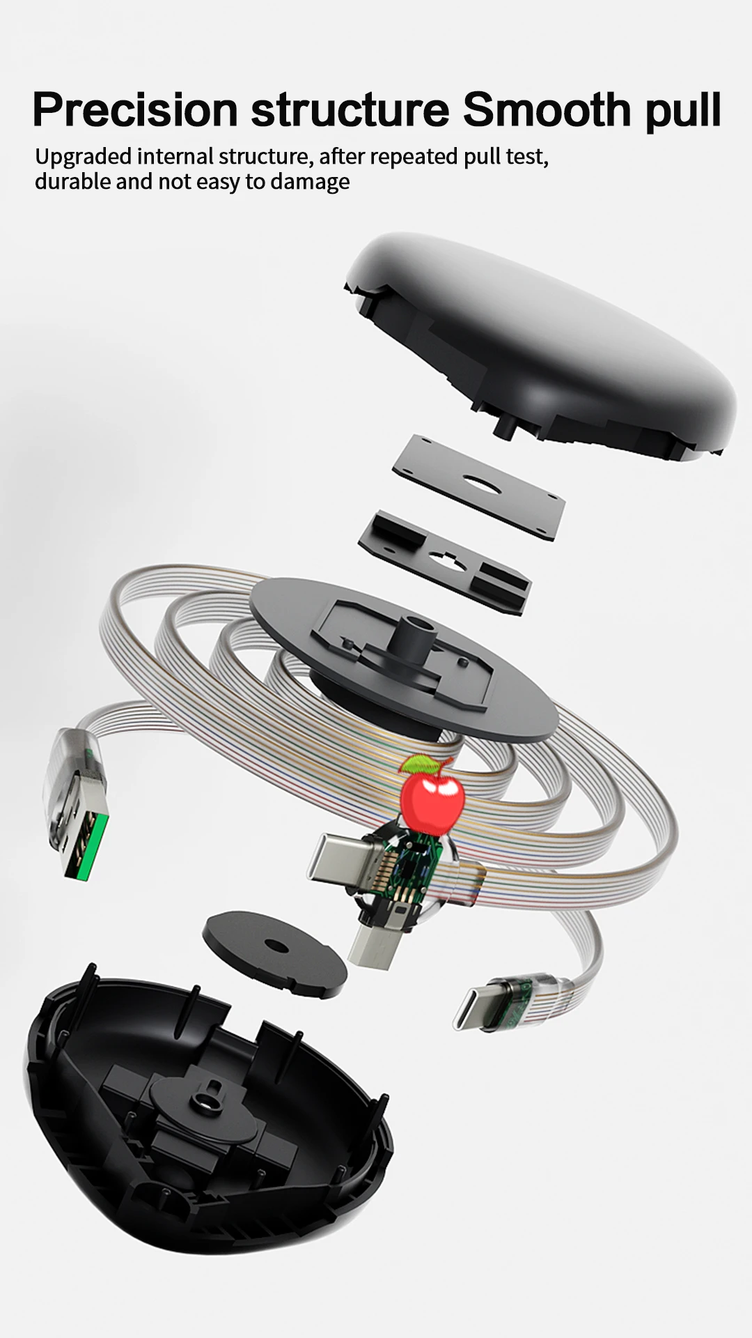 Multifunction ultra Thin One Way Pull Retractable Cable 5v to 12v Usb ...