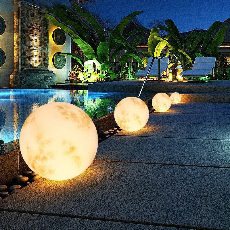 Unique New Design Popular Garden Lighting Led Outdoor Lights Moon ...