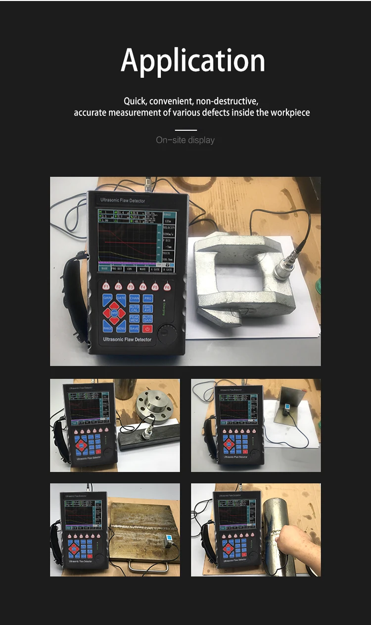 Portable Digital 0~10000mm Ndt Equipment Ultrasonic Testing Machine ...