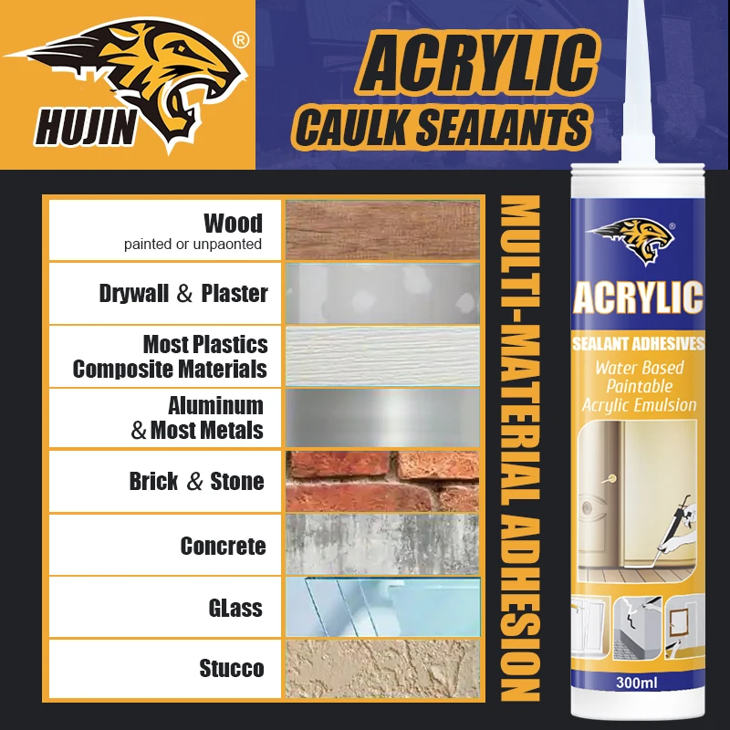 Wholesale 300ml Acrylic Sealant Repairing Caulking Water Based ...