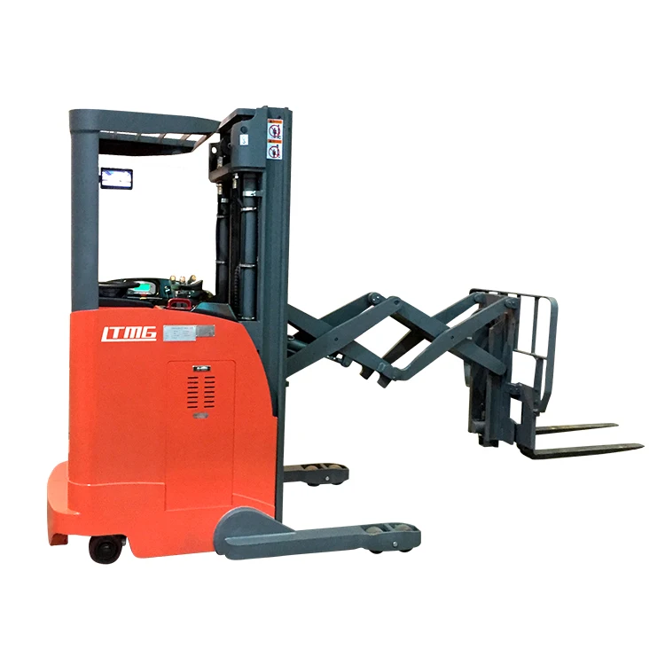 Battery Powered Double Deep Reach Truck Electric Reach Truck 1 Ton 1.5 ...