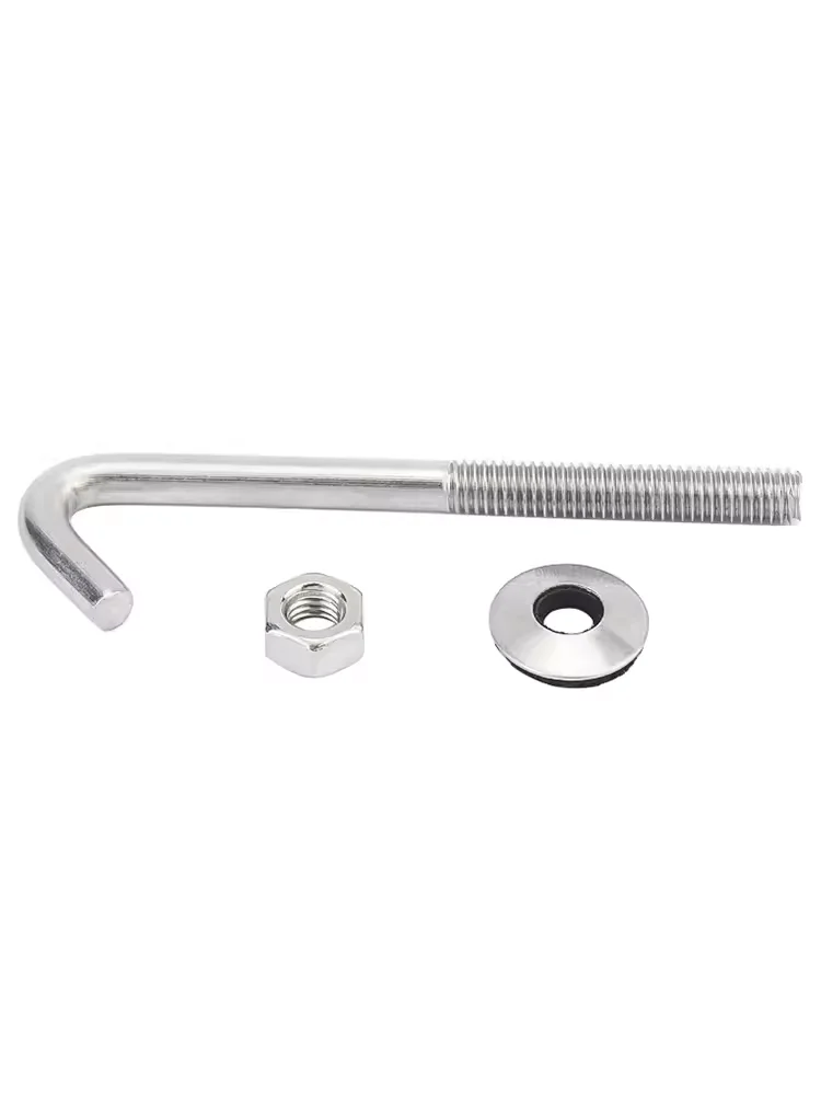 304 Stainless Steel Round Hook Bolt Right Angle Hook Bolt| Alibaba.com