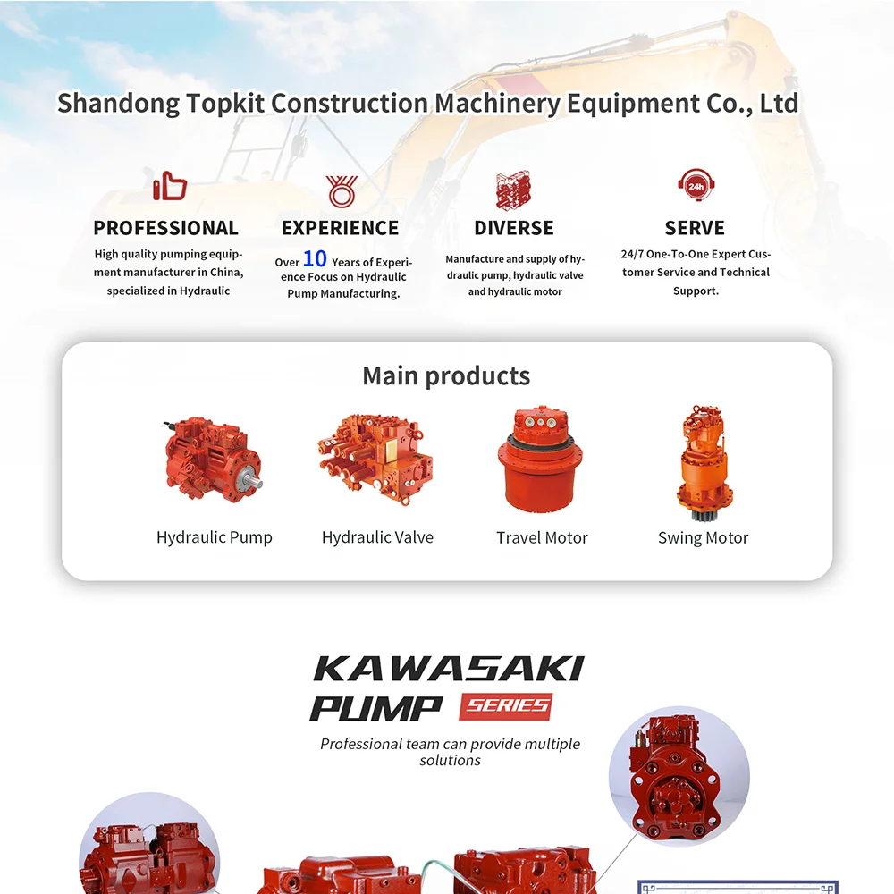 Kawasaki Excavator Main Pump K5v140 Hydraulic Pump K5v140dtp-9t1l-17t ...
