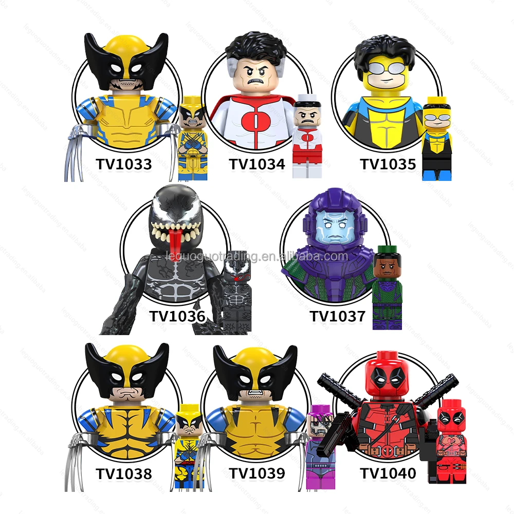 Super Juguetesst Wolve Omni Man Invincible Riot Kang Mini Toys ...