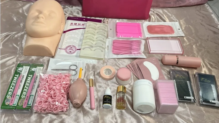 Eyelash Extension Kit Set Beauty Salon Bag Box Lash Lift Kits ...