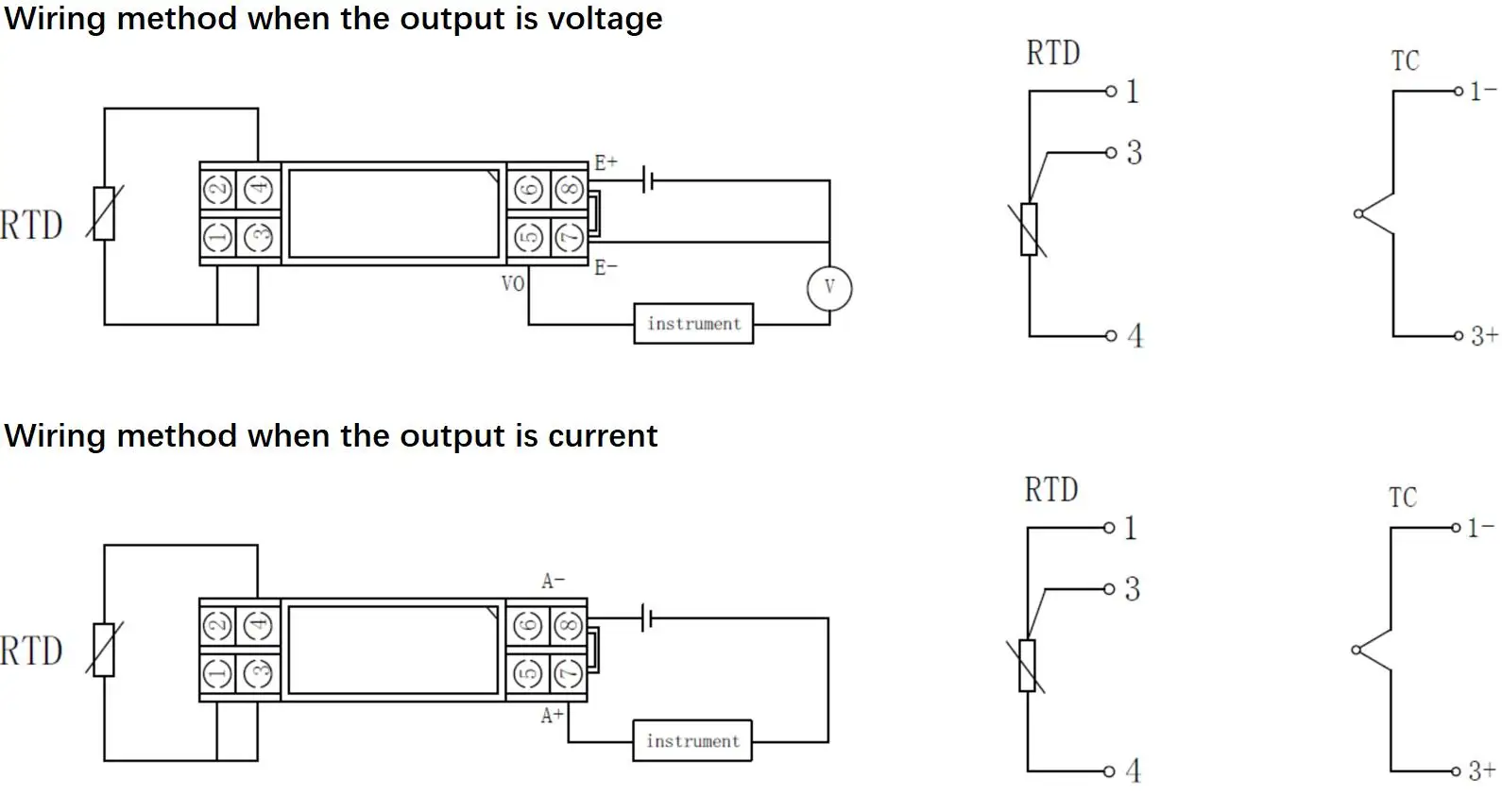 Pt100 Temperature Transmitter Output Current (4~20mA) Signals| Alibaba.com