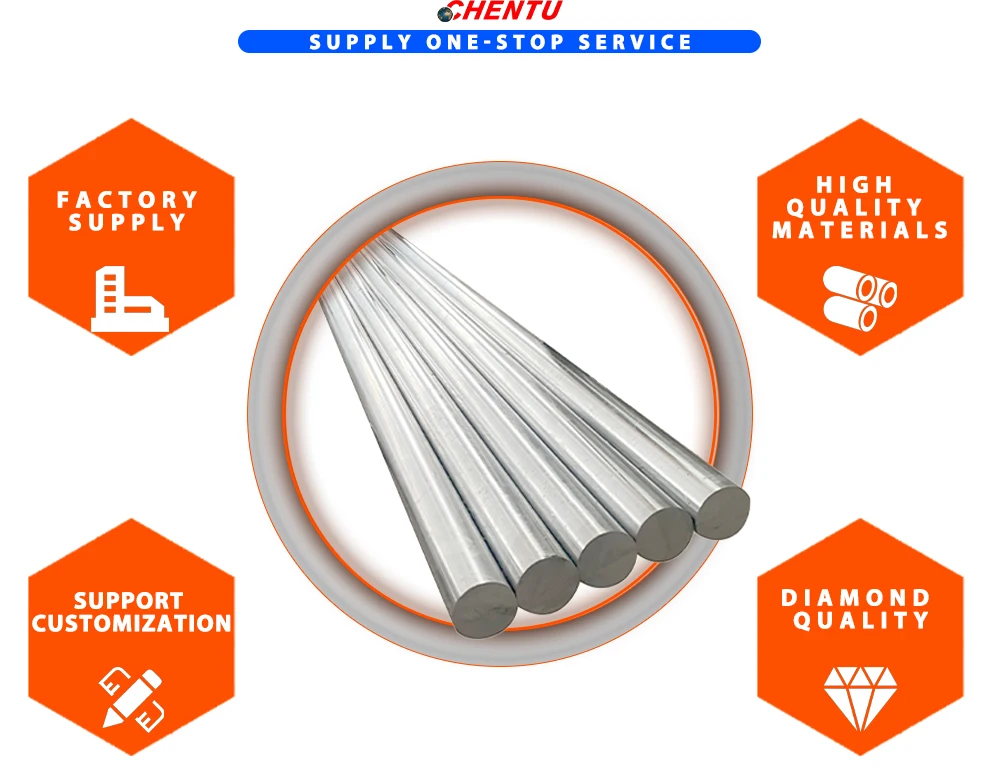 High-quality Hydraulic Cylinder Piston Rod Hard Chrome Plated Rod - Buy ...