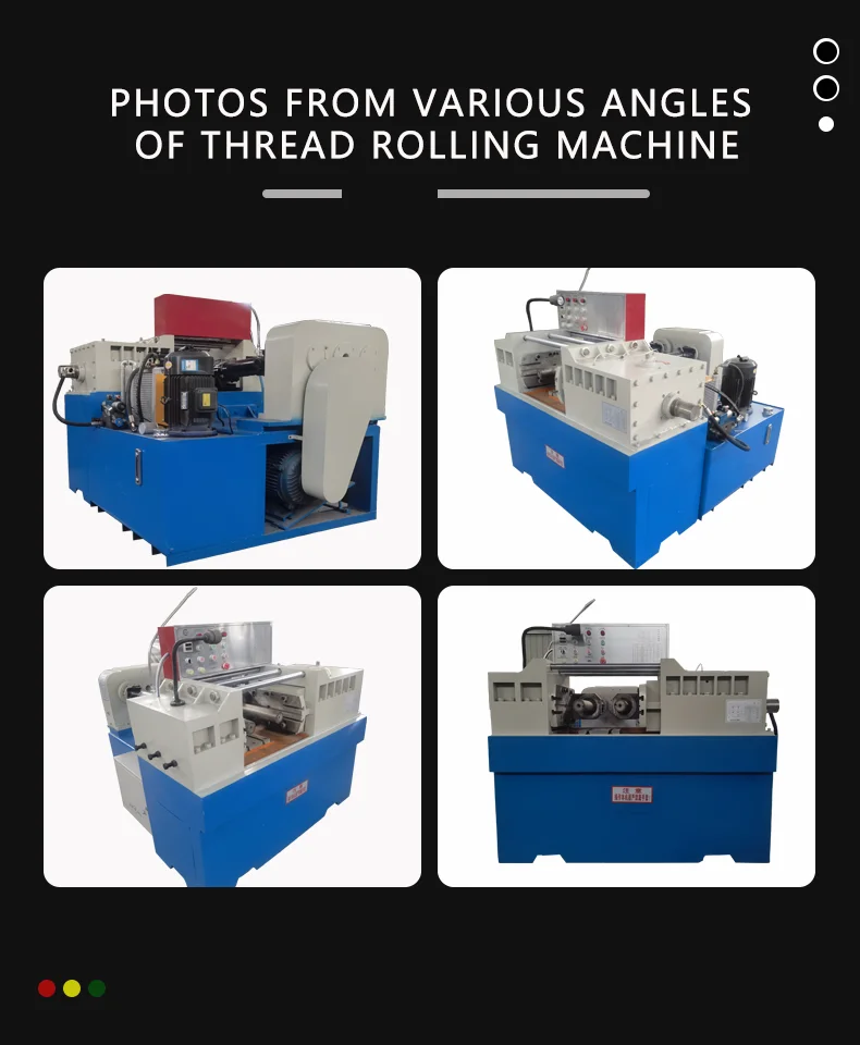 Automated Rod Threading Machine Bolt And Nut Thread Making Machine M8 ...