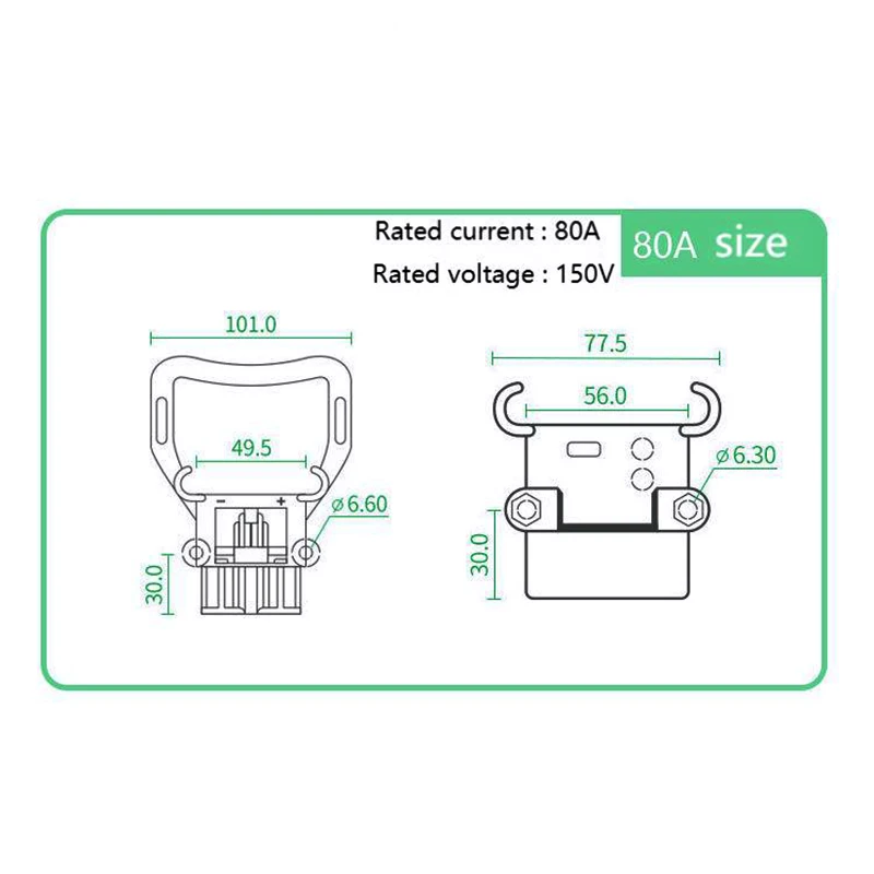 REMA Forklift Power Connectors - Reliable 80A, 160A, 320A