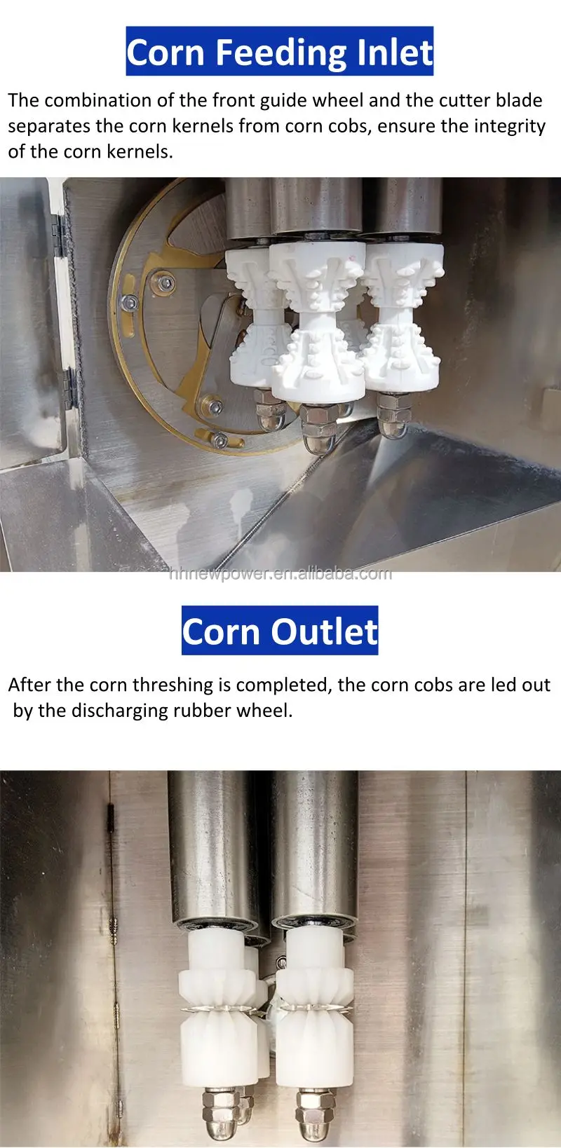 Corn Seed Peeling Threshing Machine Maize Peeler Fresh Corn Thresher ...