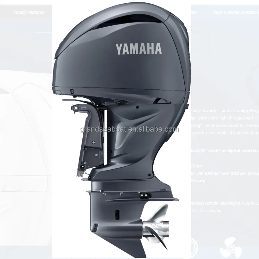 Yamaha F250HETX Outboard Engine - 250hp, 4-Stroke, Japan Made