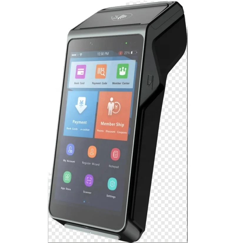 Mobile POS Terminal with IC NFC MSR Card Reader - 5.5 Inch HD Display