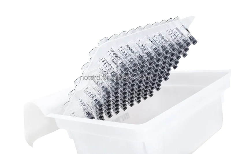 Colorful Backstop Plastic Plunger Rod 1ml Syringe