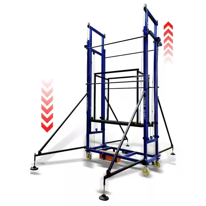 4m 6m 8m Folding Ladder Electric Scaffolding Lift - 500kg Capacity