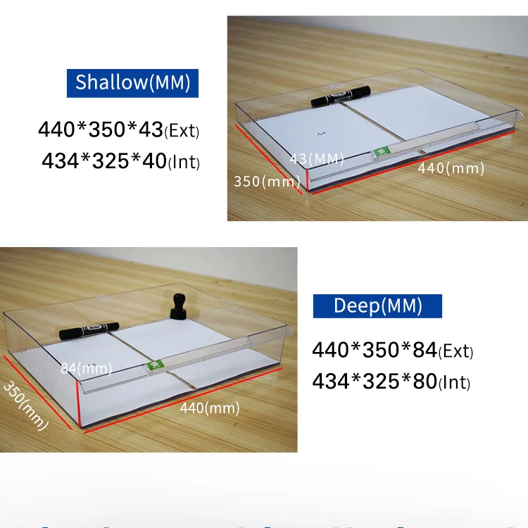A3 Drawing Paper Storage Cabinet - Light Gray Plastic & Steel Filing ...