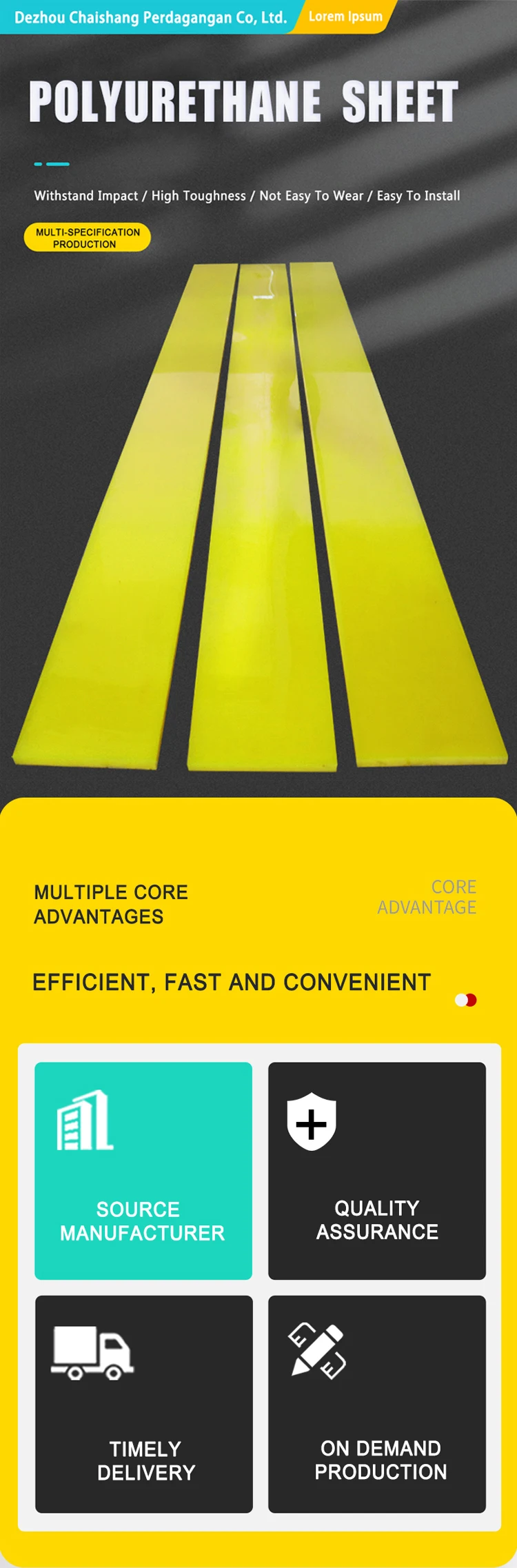 80-90 Shore A Hardness Wear Resistant Polyurethane Pu Rubber Sheets ...