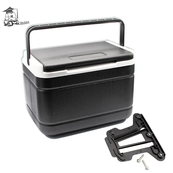 Black Club Car Ice Cooler with Bracket - Fits Precedent Models ...