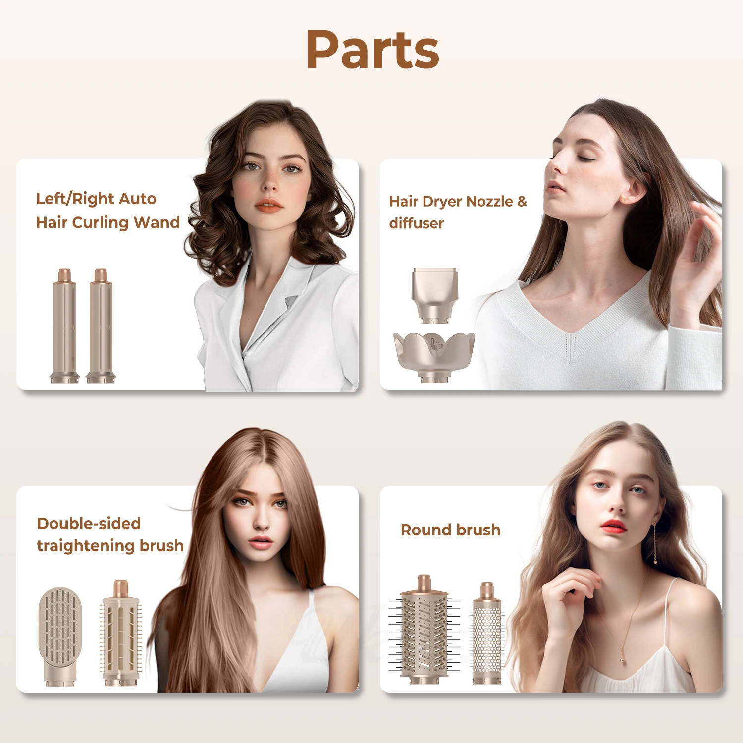 Coanda Air Styler Auto Wrap Hair Dryer - 8 in 1 Power Styler