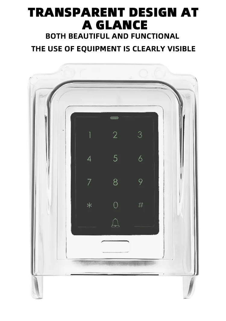 Waterproof Cover For Rfid Access Control Keypad Door Lock Fingerprint ...