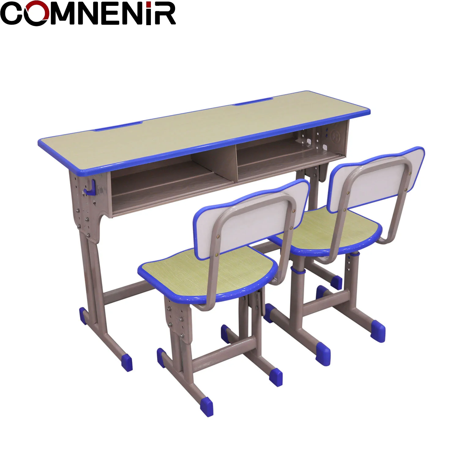 Modern Design School Furniture Height Adjustable Student Desk And Chair ...