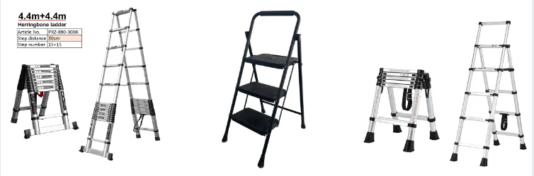 High Quality Extendable a Frame Step Ladders Herringbone Telescopic ...